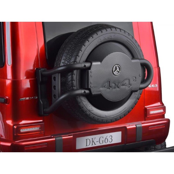 Mercedes Benz G63 AMG elektrinis džipas 4x4 24V 800W (Vyšnia-Lakuotas)