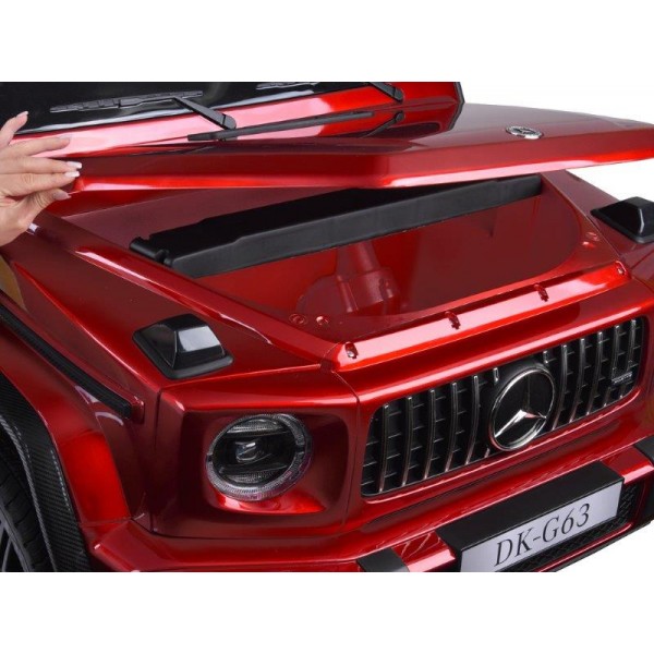 Mercedes Benz G63 AMG elektrinis džipas 4x4 24V 800W (Vyšnia-Lakuotas)