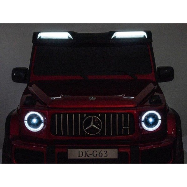 Mercedes Benz G63 AMG elektrinis džipas 4x4 24V 800W (Vyšnia-Lakuotas)