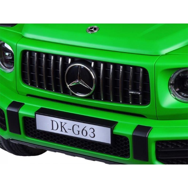 Mercedes Benz G63 AMG elektrinis džipas 4x4 24V 800W (Žalias-Lakuotas)