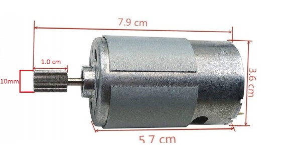 Varikliukas 12V 90000RPM 20-45W 550-C